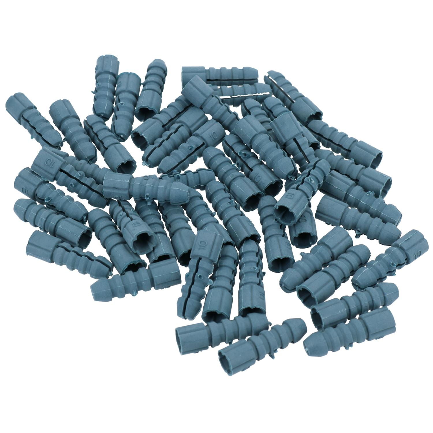 10mm Wall Raw Plug Anchor Raw plugs Fasteners Screw Fixings 50pc Set ...