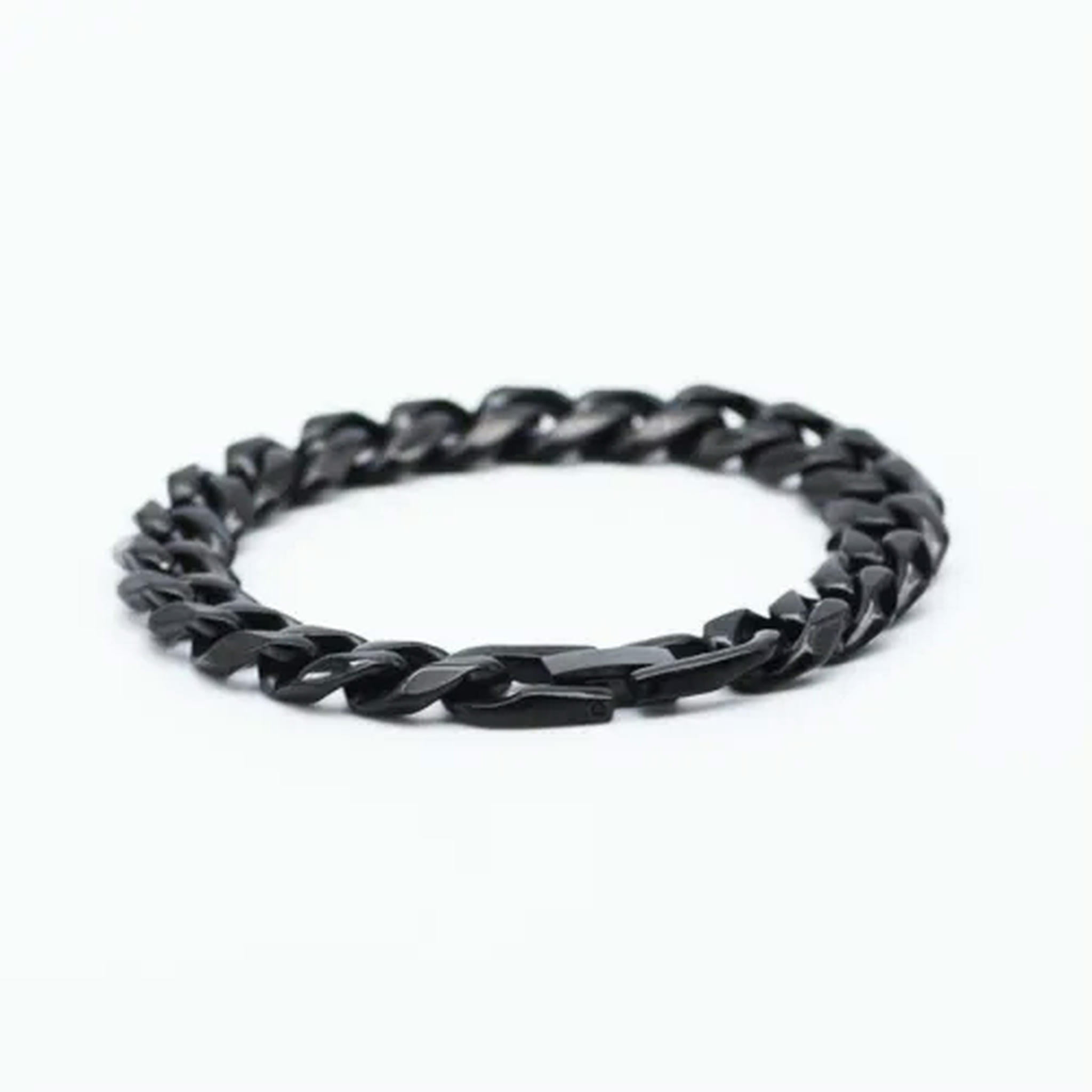 10mm Wide Man Woman Stainless Steel Curb Cuban Link Chain Bracelet ...