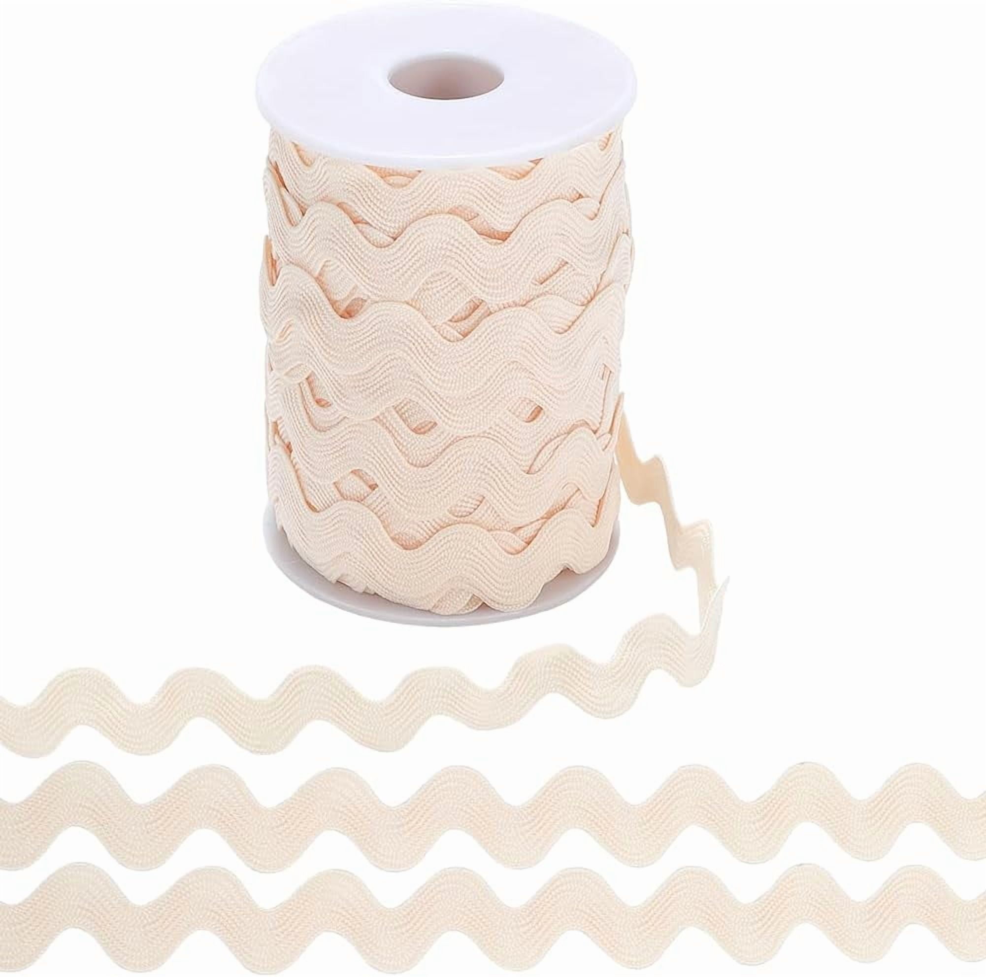 10mm Wide RIC Rac Trim 25 Yards Wavy Bending Ribbon Rick Rack Wave ...