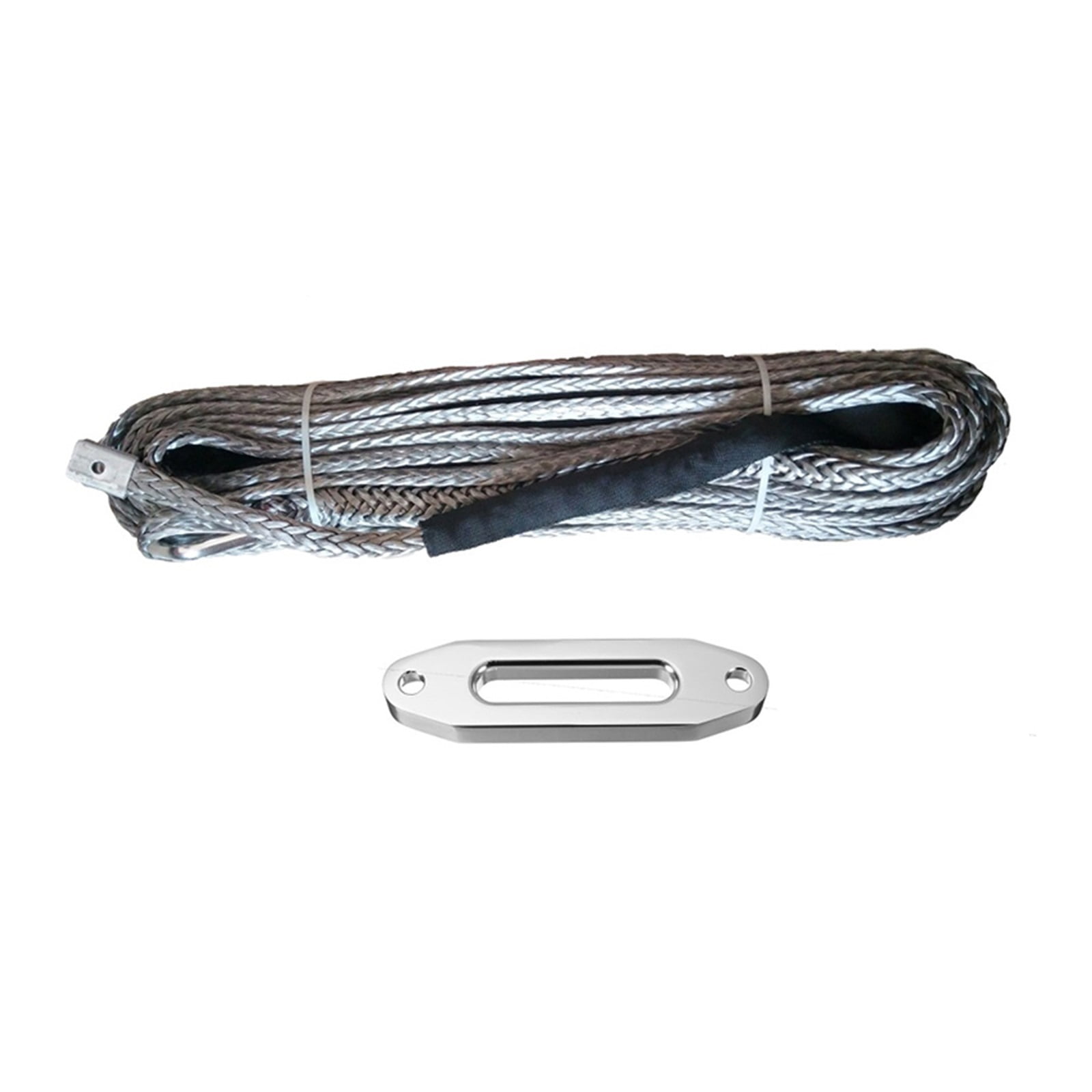 10mm X 20m Blue UHMWPE Cable With 12000lbs Hawser Fairlead Synthetic ...