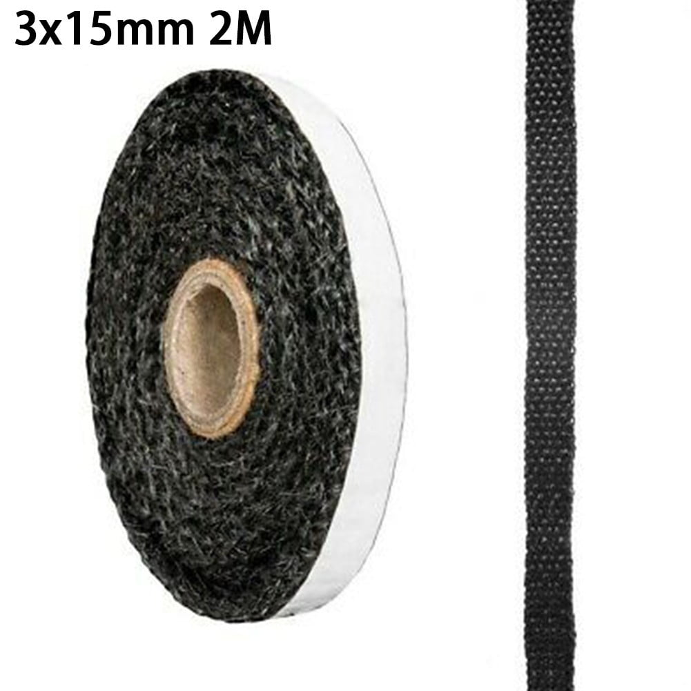 10mm X3mm Fireplace Sealing Rope Wood Burning Stove Door Self-Adhesive ...
