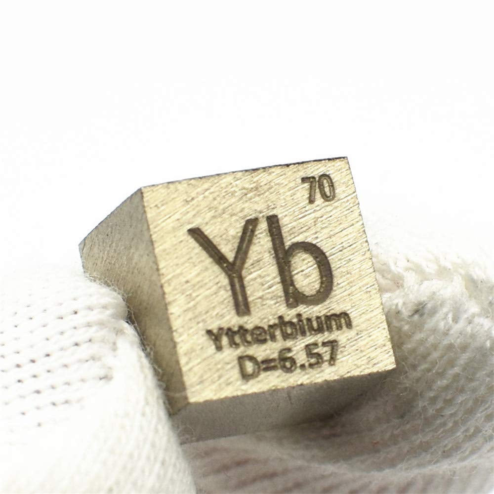 10mm Ytterbium Element Cube for Element Collection 0.39" YB Density ...