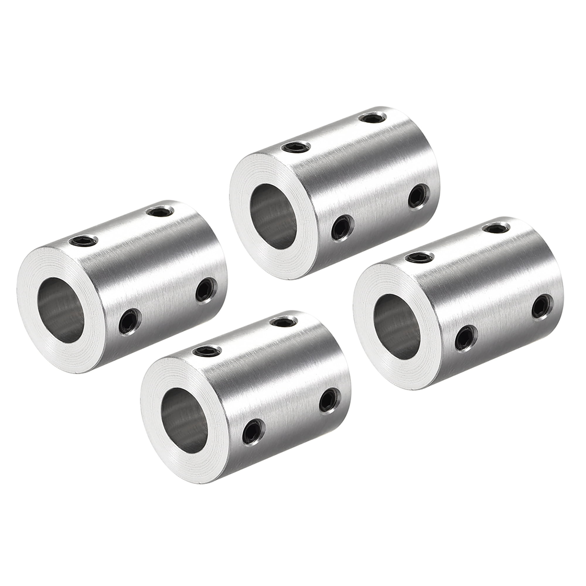 10mm to 10mm Bore Rigid Coupling 25mm Length 20mm Diameter Aluminum ...