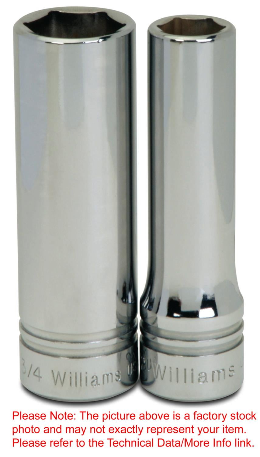 10mm x 1/2" Drive 6 Point Deep Supertorque™ Socket, Chrome Finish. Not ...