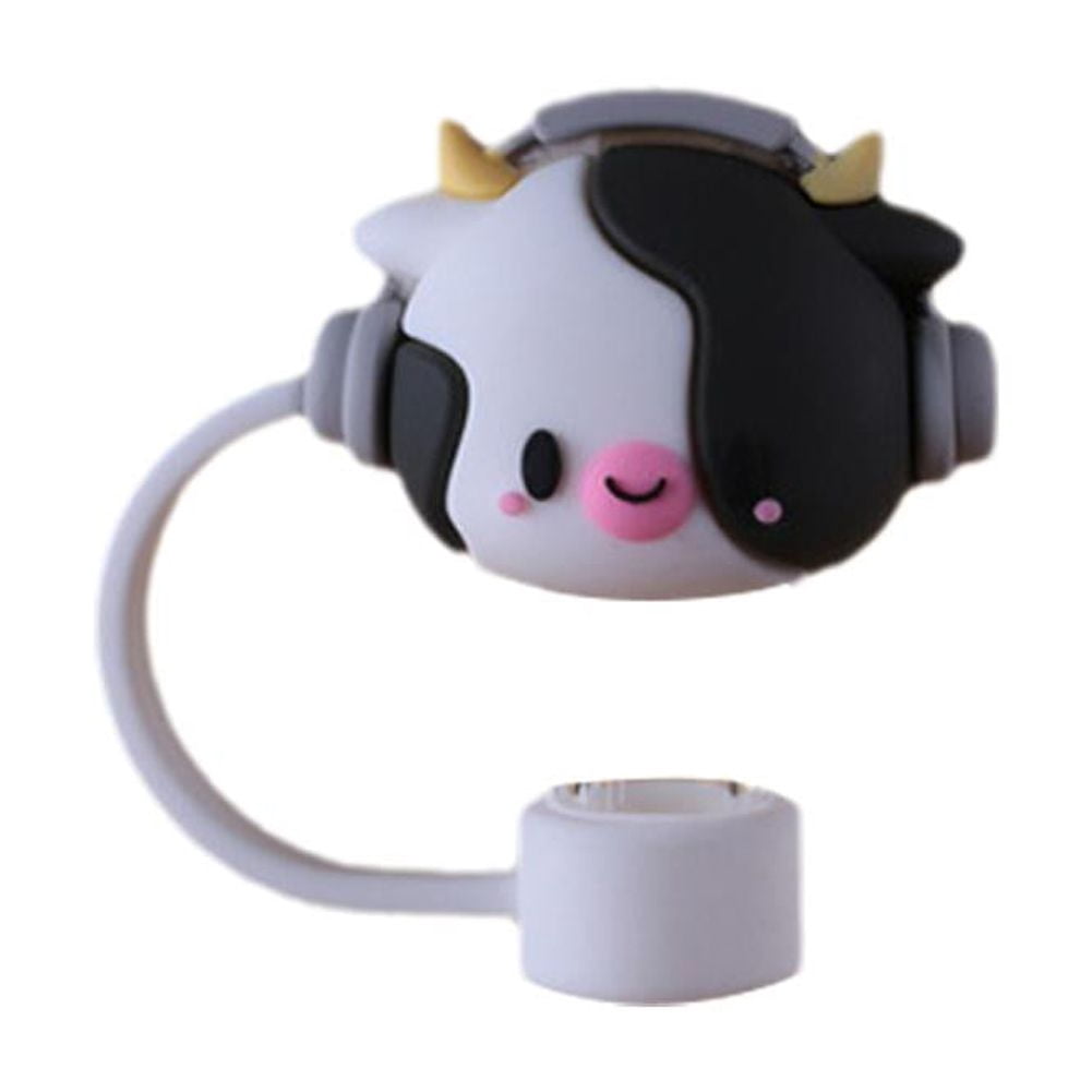 10mmaaa Type Earphone Black And White Cow 10mm Straw Dust Plug Dust ...