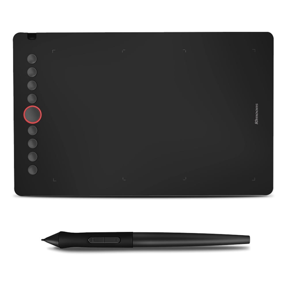 10moons Digital Graphics Drawing Tablet 9.45x6.1 inch Working Area 8192 ...