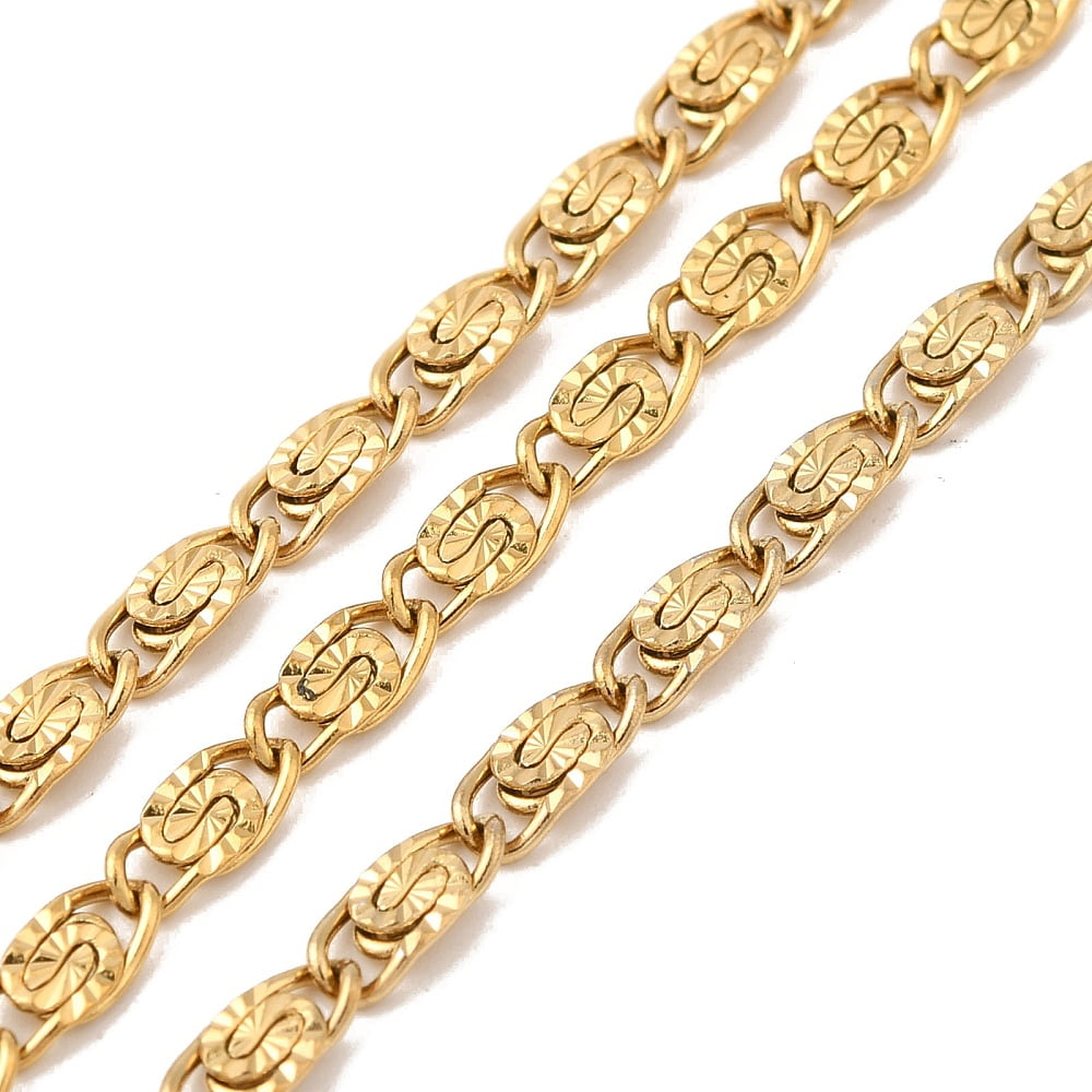 10ms 304 Stainless Steel Lumachina Chains Unwelded with Spool Stainless ...