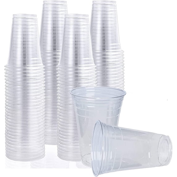10oz Crystal Clear PET Plastic Cups (Case of 1000) (10oz) - Walmart.com