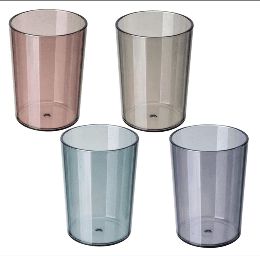 10oz Plastic Cups Reusable Unbreakable Plastic Drinking Glasses, Kids ...