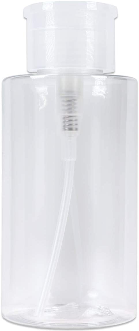 10oz Push Down Pump Dispenser Top Refillable Empty Bottle - Color ...