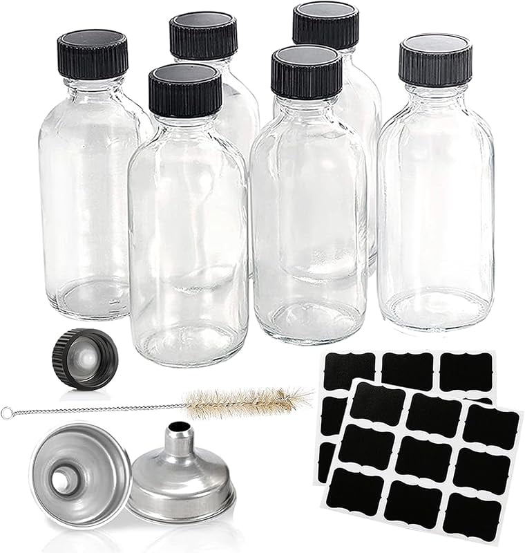 10pack 2oz Glass Bottles With Caps,Wellness Shot Bottles Sample Bottles ...