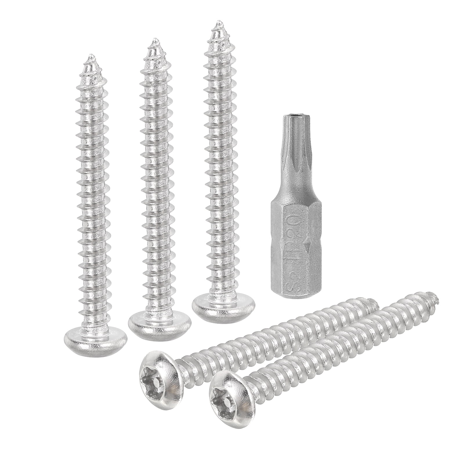 10pack M4 x 35mm Button Head Torx Security Sheet Metal Screws with T20 ...