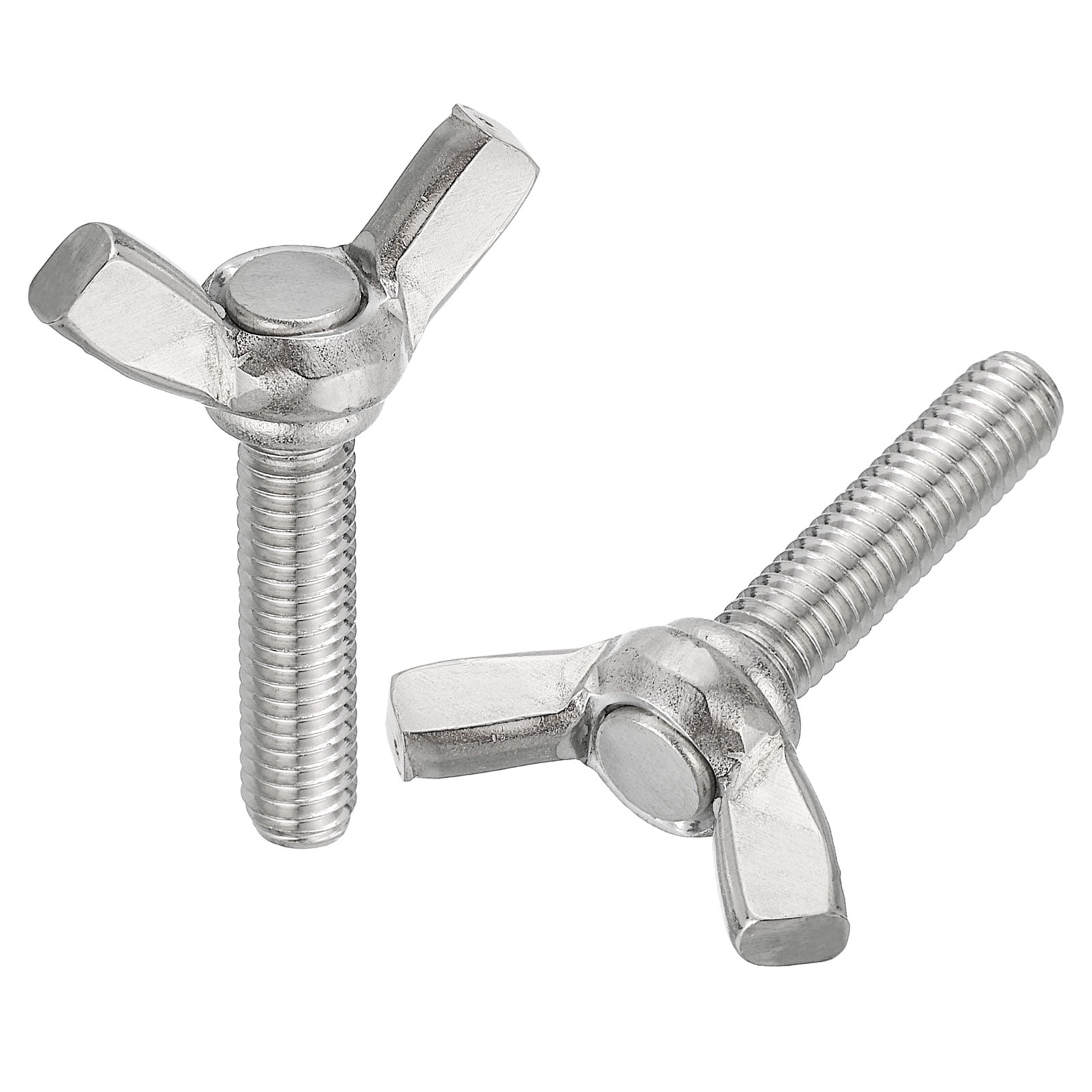 10pack M6-1x25mm Wing Butterfly Screws Bolts, 304 Stainless Steel ...