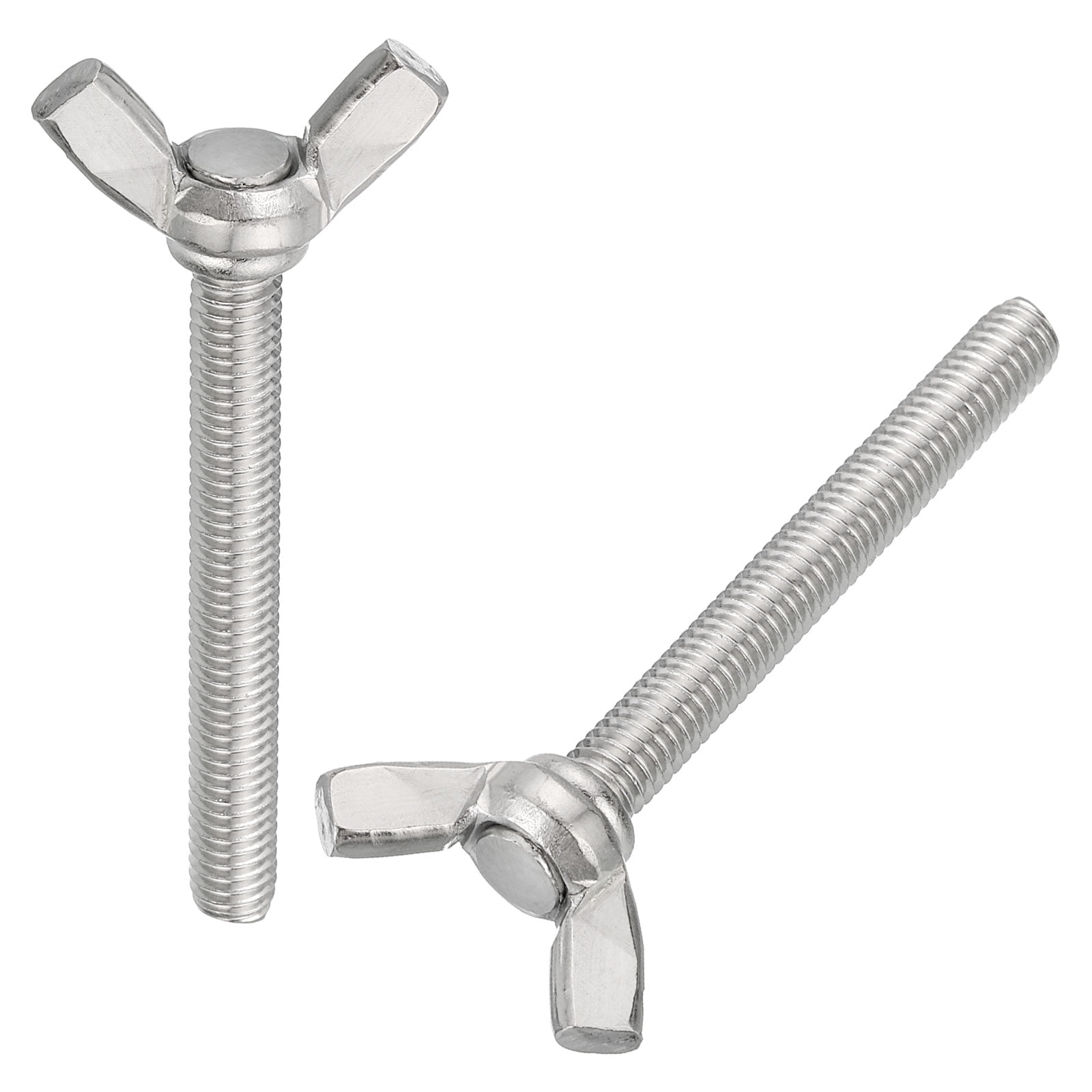 10pack M6-1x50mm Wing Butterfly Screws Bolts, 304 Stainless Steel ...