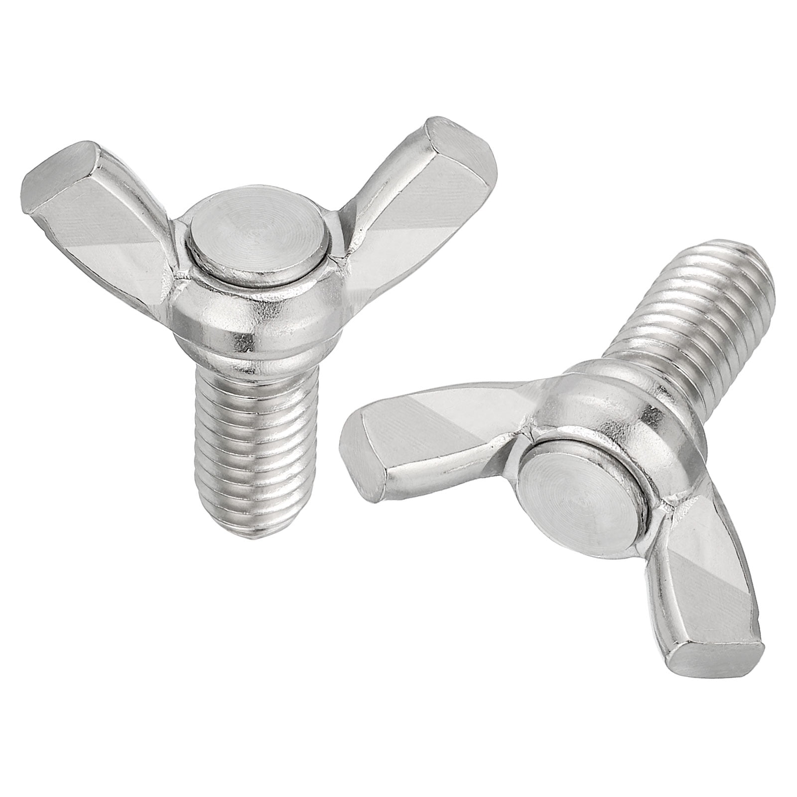 10pack M8-1.25x16mm Wing Butterfly Screws Bolts, 304 Stainless Steel ...