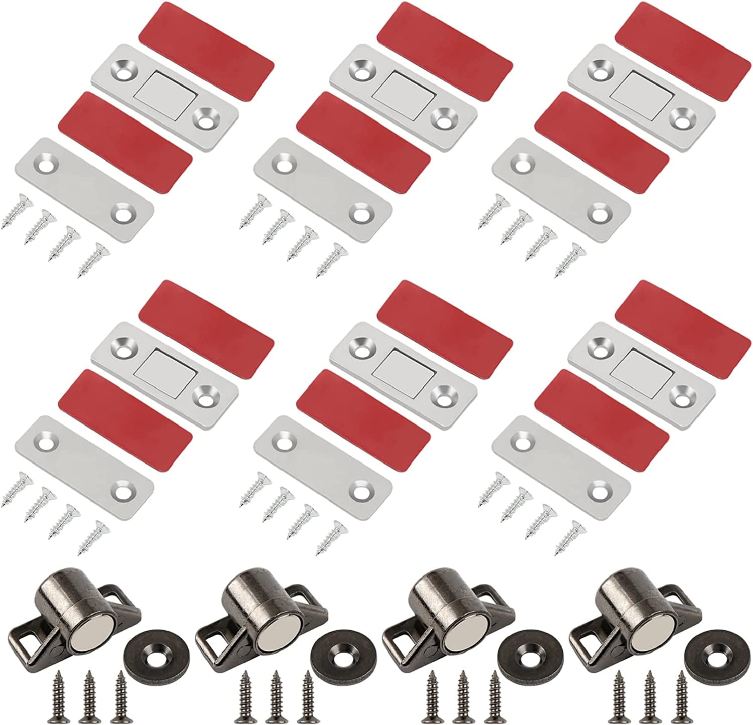 10pack Magnetic Door Catch,Magnets with Adhesive Backing,Thin Cabinet ...