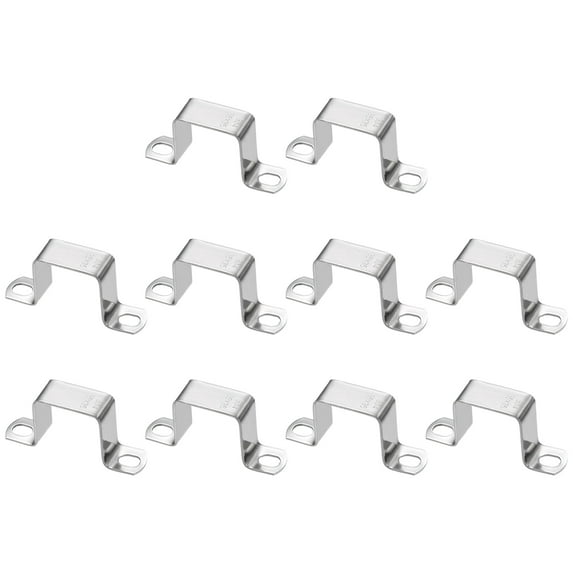 10pack Square Pipe Clamp 35x35mm 304 Stainless Steel Tube Buckle ...