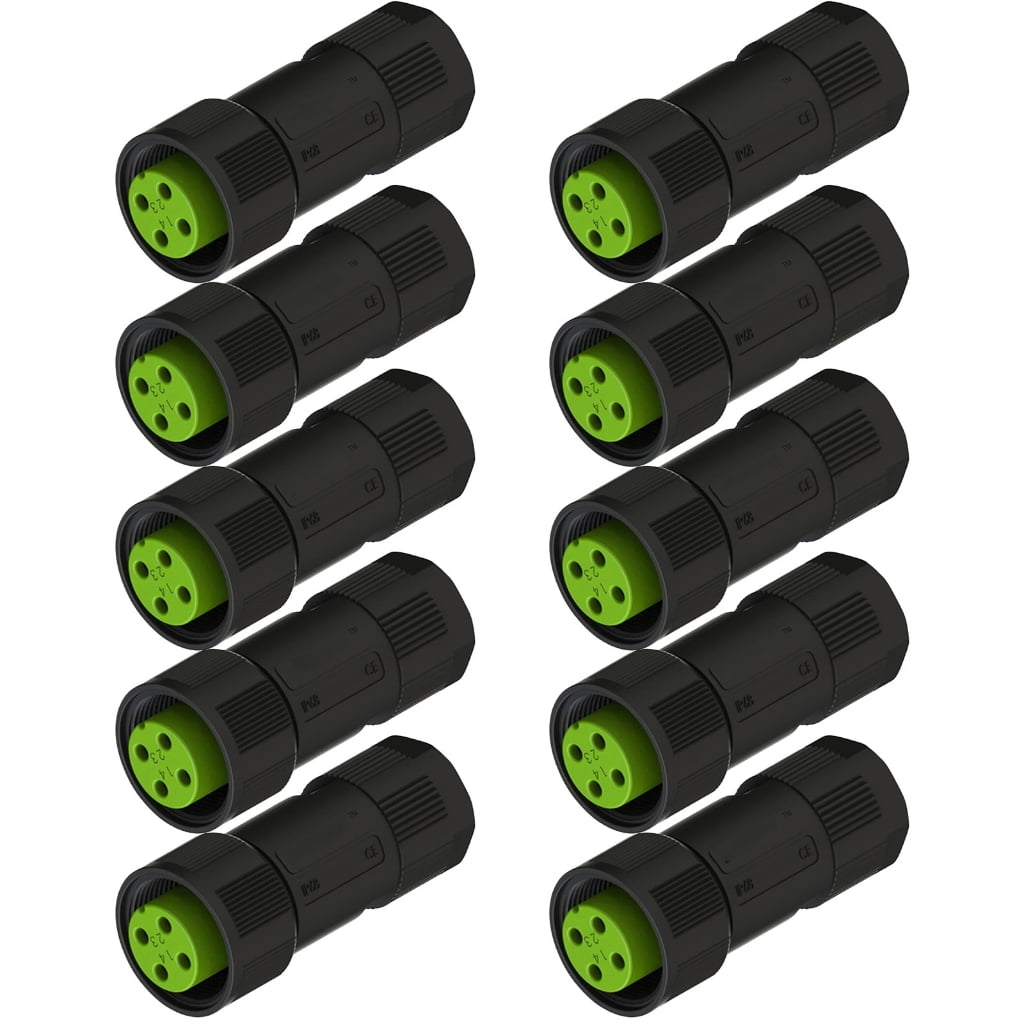 10pack Weather 4 Pin Male Terminals Block Ensuring Reliability for ...
