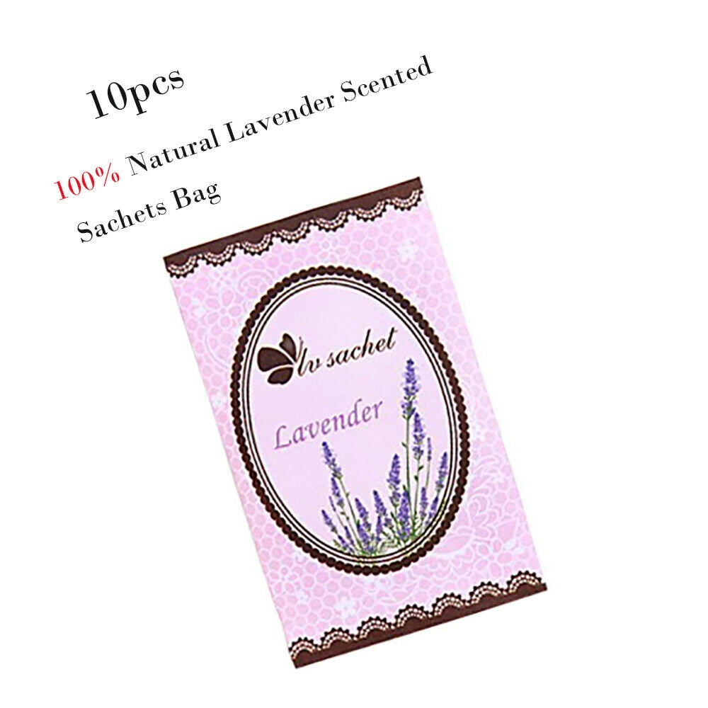 10packs 100% Natural Lavender Scented Air Fresh Paper Bag for Wardrobe ...