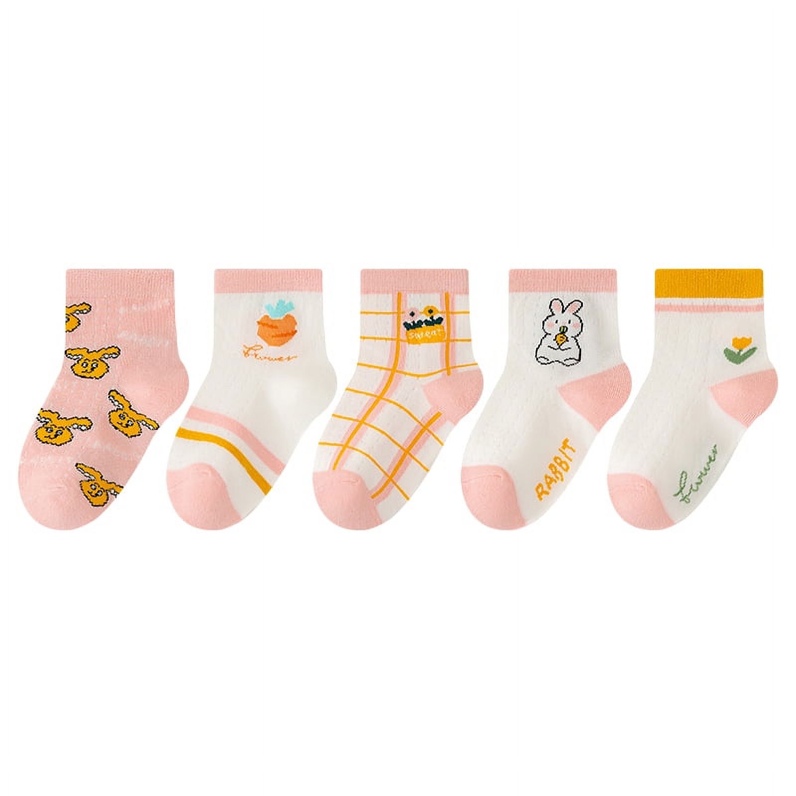 10pairs Children's Socks Summer Thin Girls Socks Breathable Sweat ...