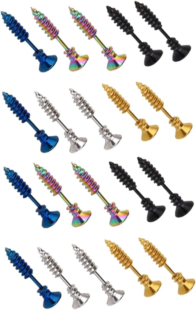 10pairs Silver Earrings for Women Dangling Ear Drops Fashion Jewelry ...