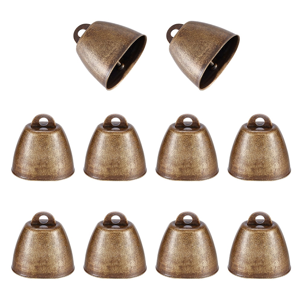 10pc 10 Pcs Farm Animal Bell Craft Bells Grazing Iron Bell Goat Bell ...
