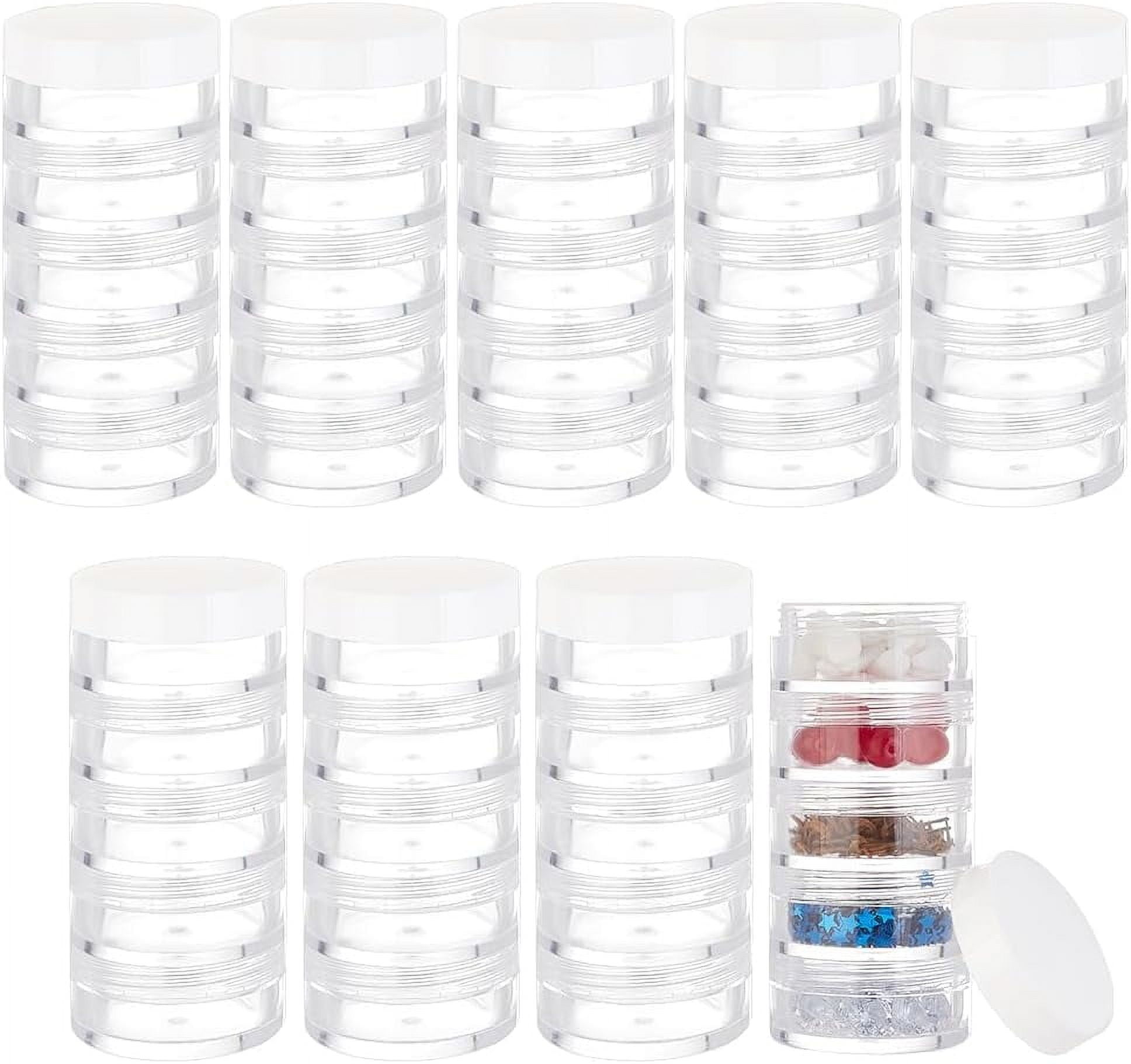 10pc 10 Set 5 Stackable Cosmetic Containers Bead Storage Containers ...