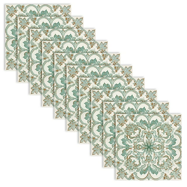 10pc 15x15cm/20x20cm Mosaic Tile Stickers Stick Bathroom Kitchen Home ...