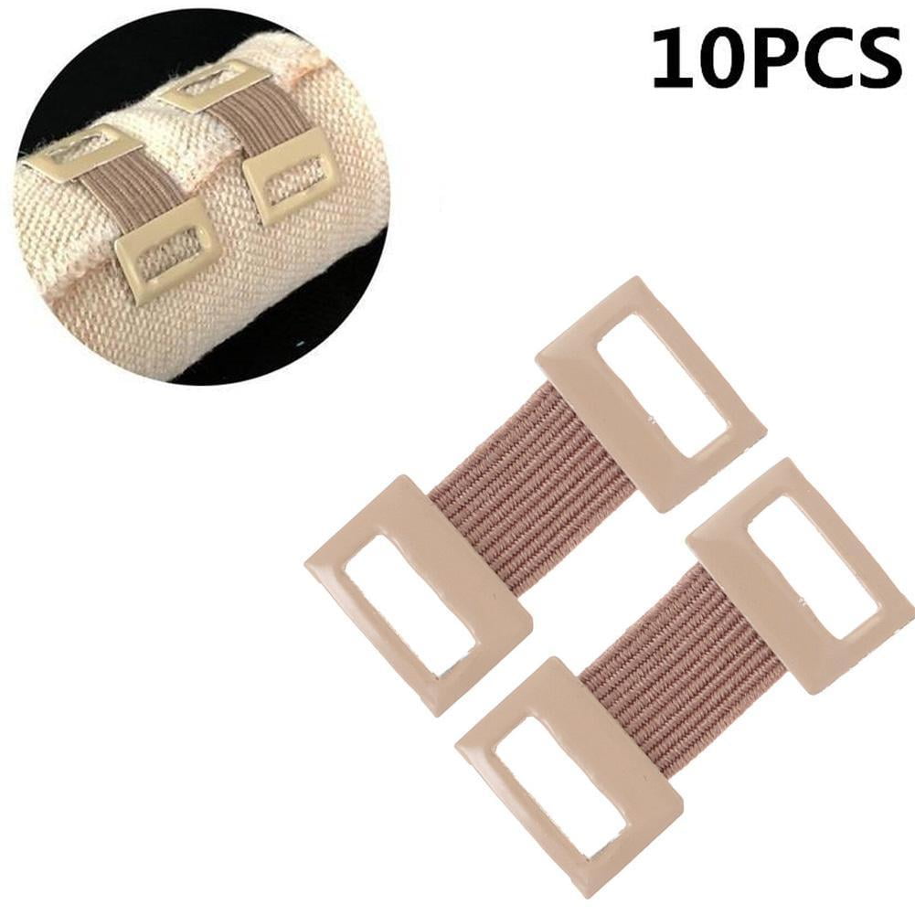 10pc/Bag Replacement Elastic Band Wrap Stretch Metal Fastening Clips ...