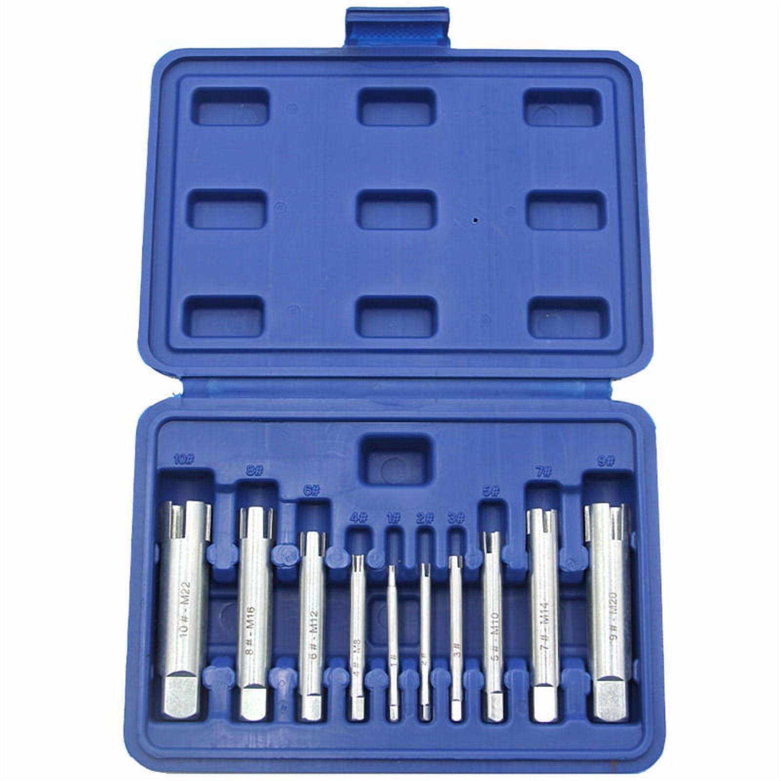 10pc Broken Head Tap Extractor -M22 Hand Thread Extractor Broken Thread ...