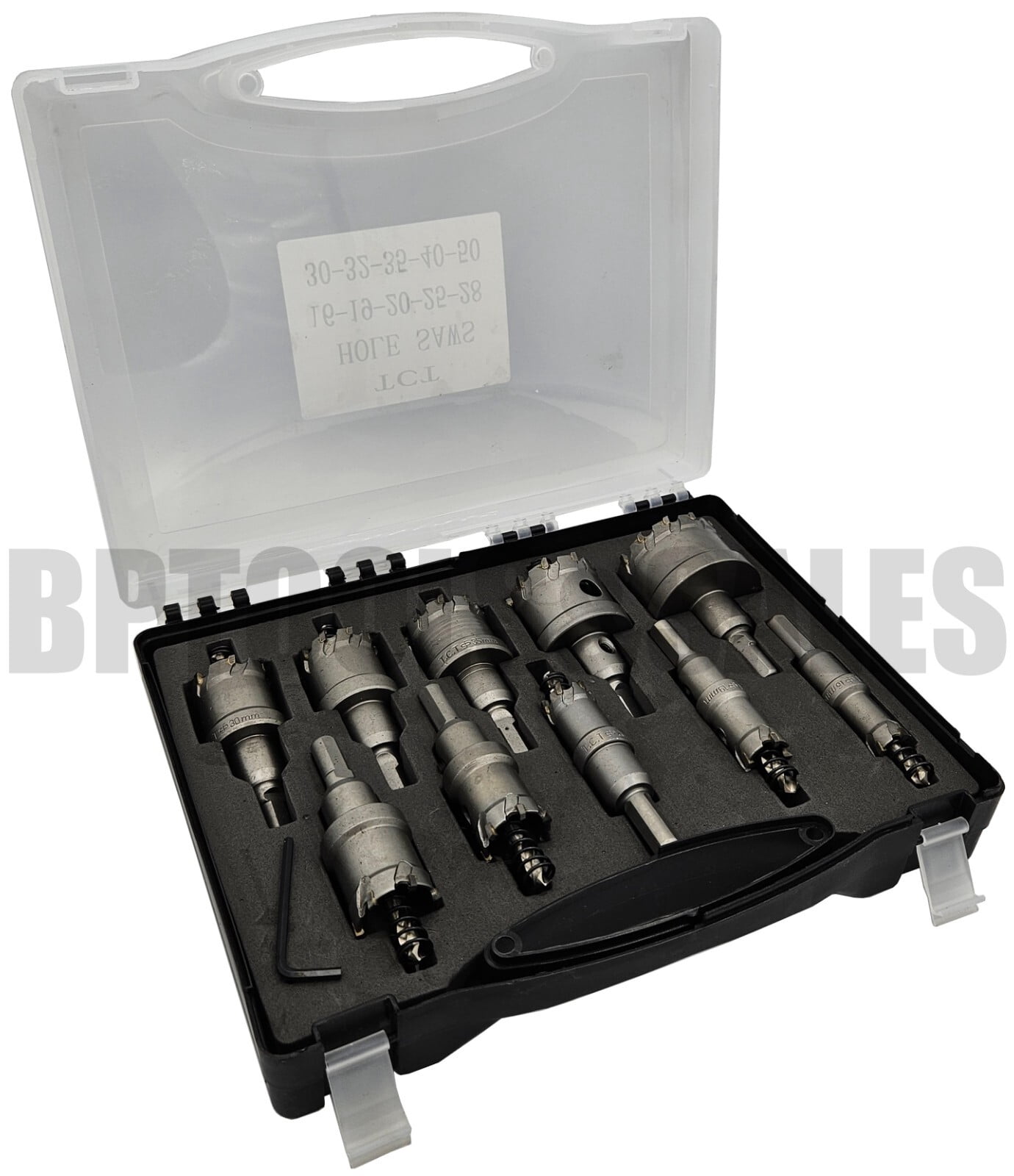 10pc Carbide Tip TCT Hole Saw Cutter Drill Bit Set For Steel Metal ...