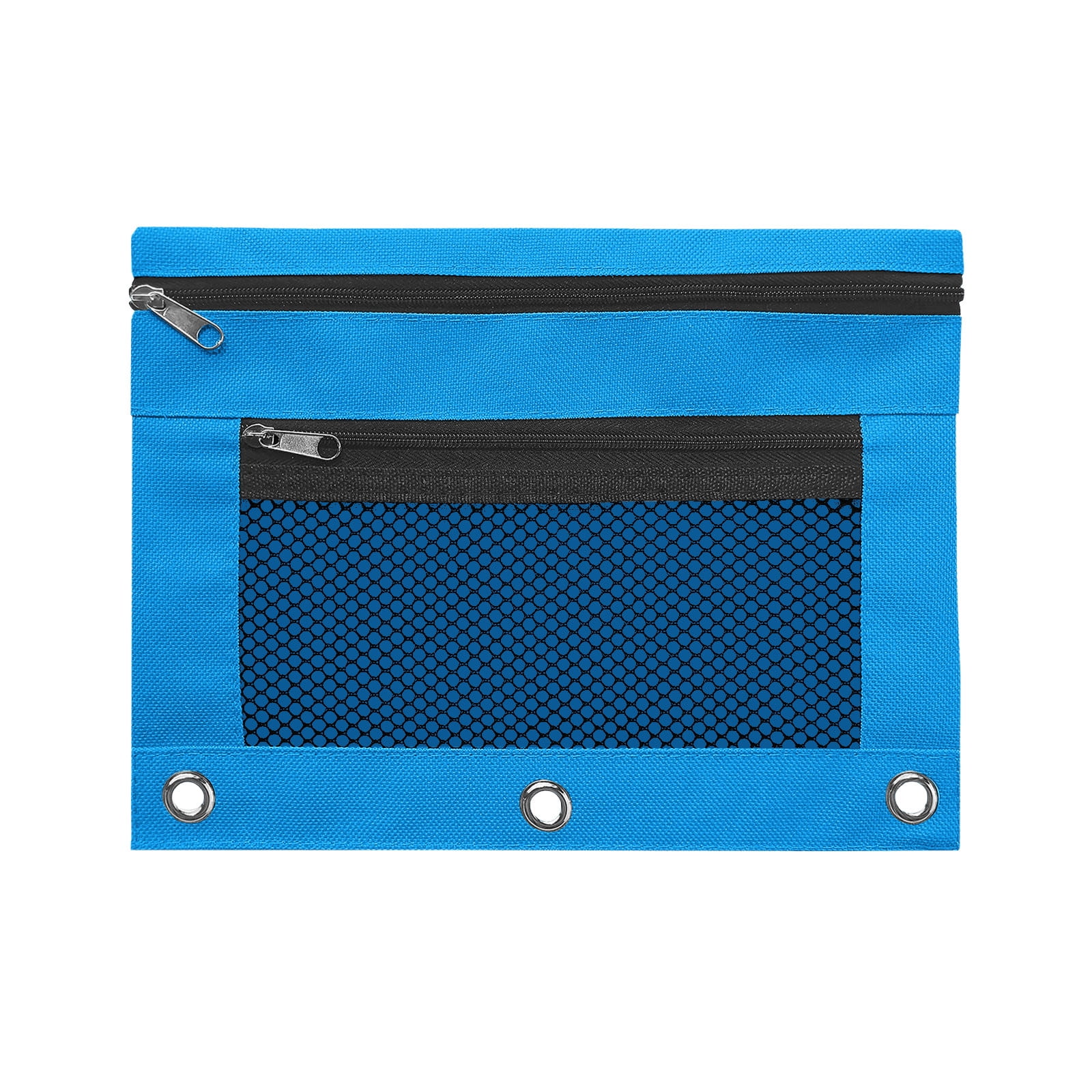 10pc Cloth Eyelet Binder B5 Office Storage File Bag, Three Hole Zipper ...