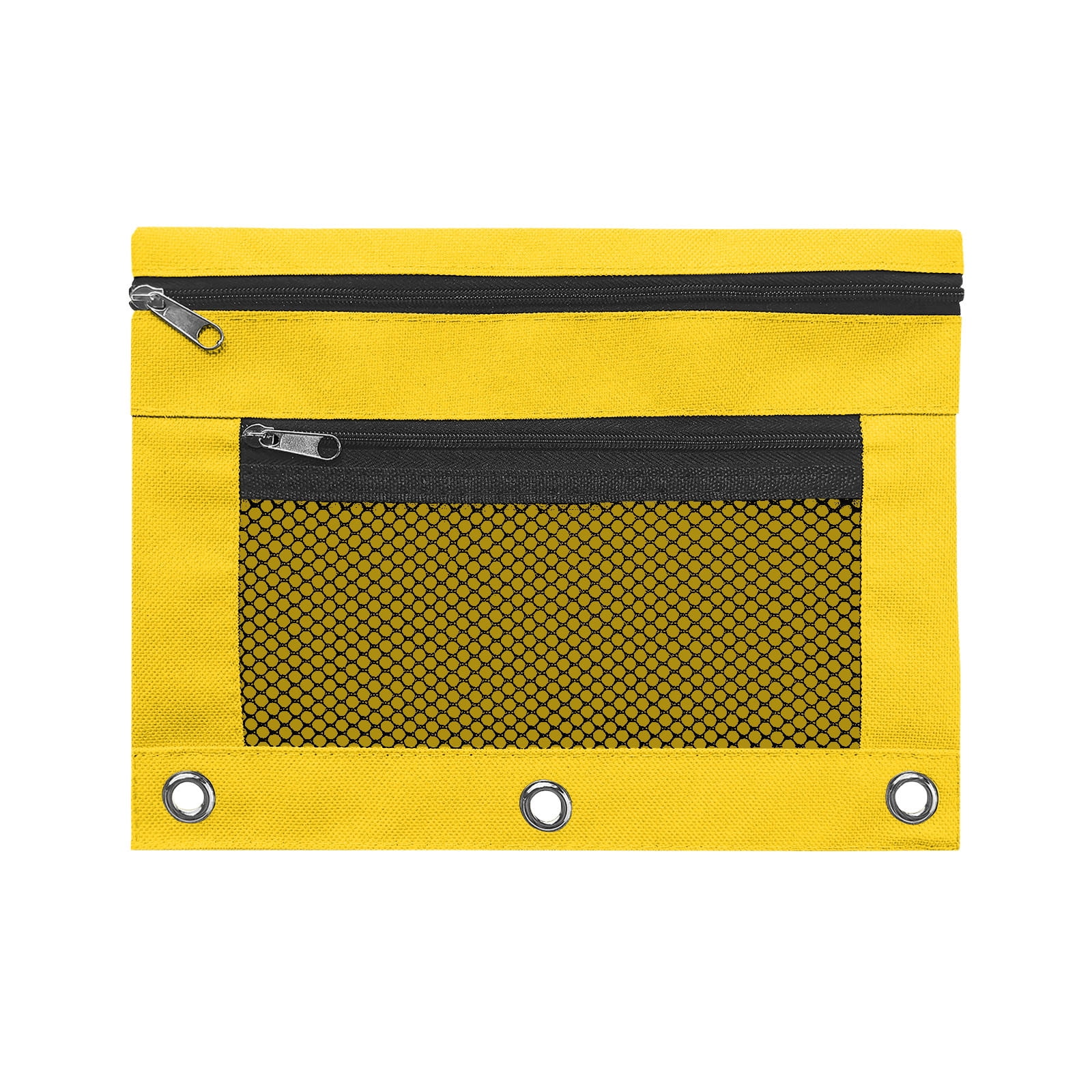 10pc Cloth Eyelet Binder File Bags, B5 Office Storage Pouch With Three ...