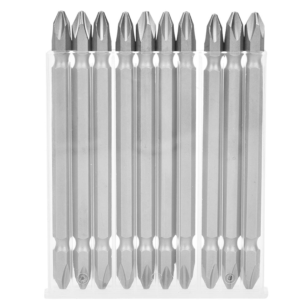10pc Double-Head Electric Screwdriver Bits, 100mm Length High-Strength ...