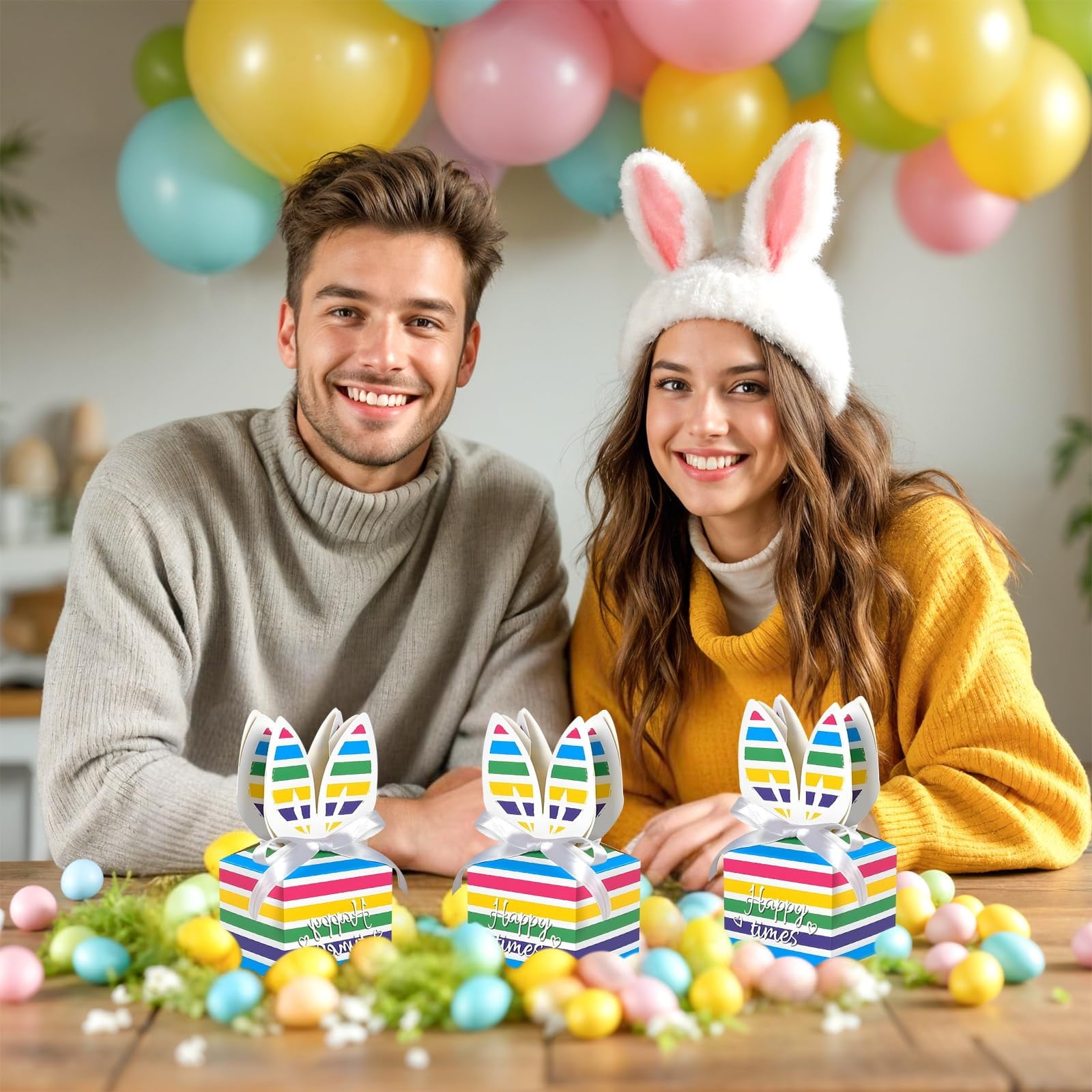 10pc Easter Candy Packaging Box,Easter Boxes ,Cute Bunny Candy Box ...