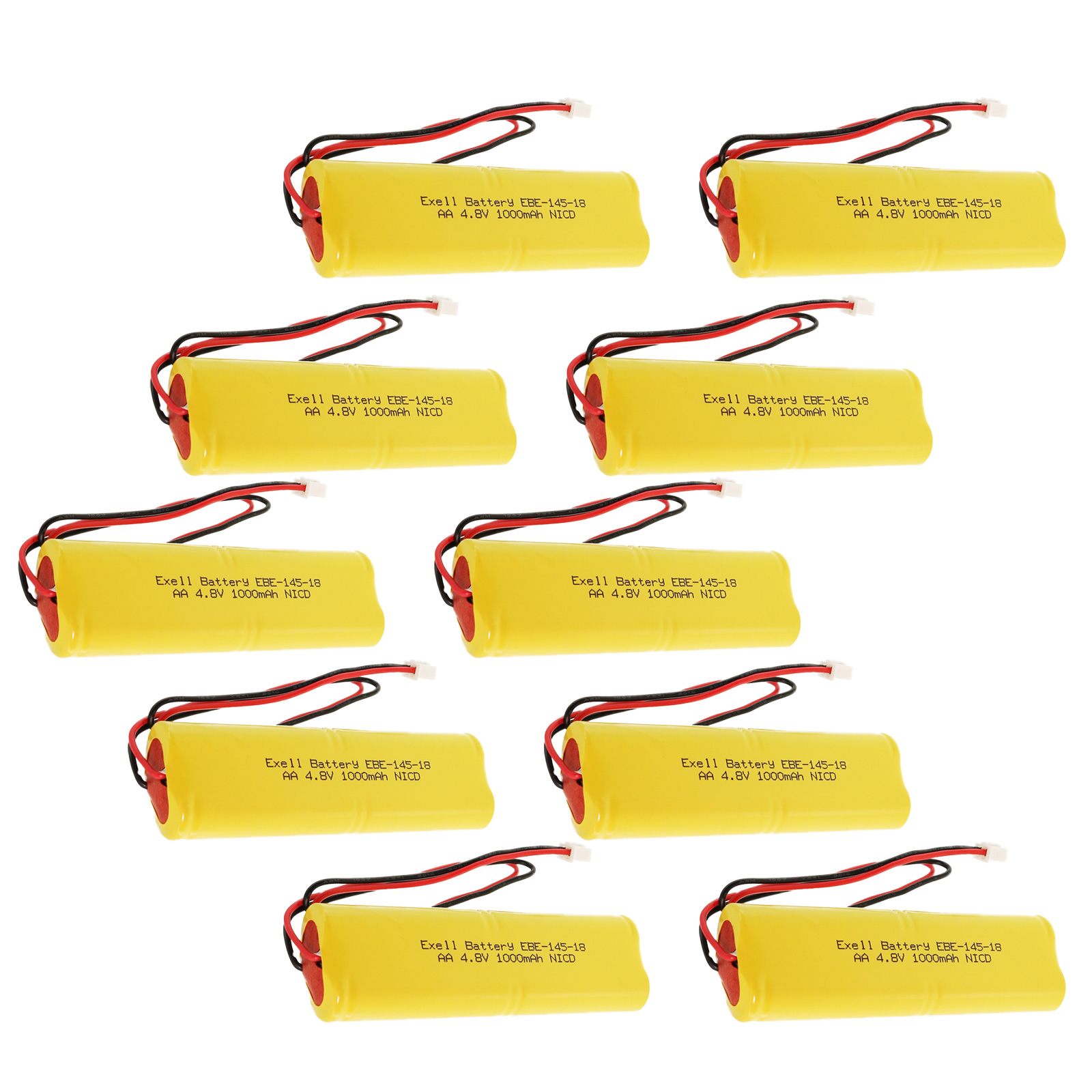 10pc Exit Lighting Battery Lithonia Exit Sign D-AA650BX4 Flat Pack ...