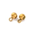 10pc Ion Plating(IP) 202 Stainless Steel Beads with Rubber Inside ...