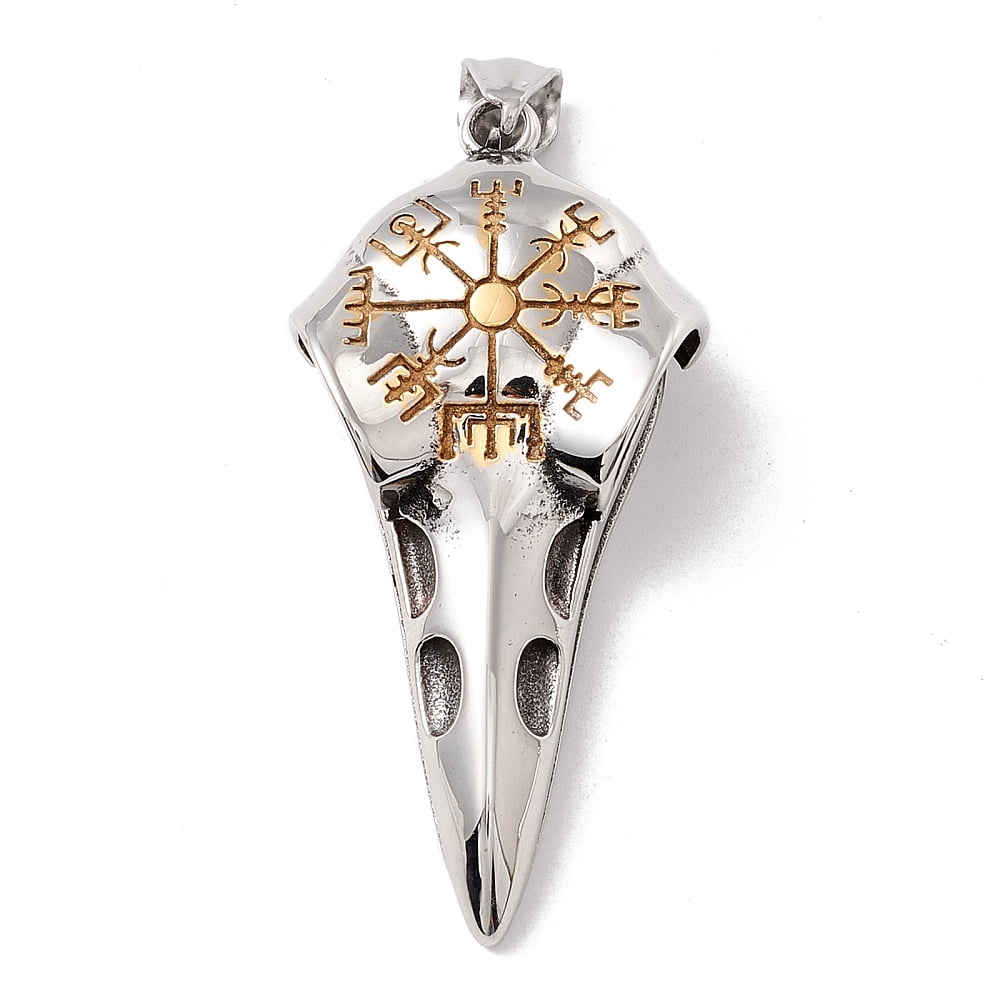 10pc Ion Plating(IP) 304 Stainless Steel Pendants Bird Silver & Golden ...