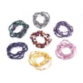 10pc Natural Mixed Gemstone Bead Stretch Bracelets Tumbled Stone Inner ...