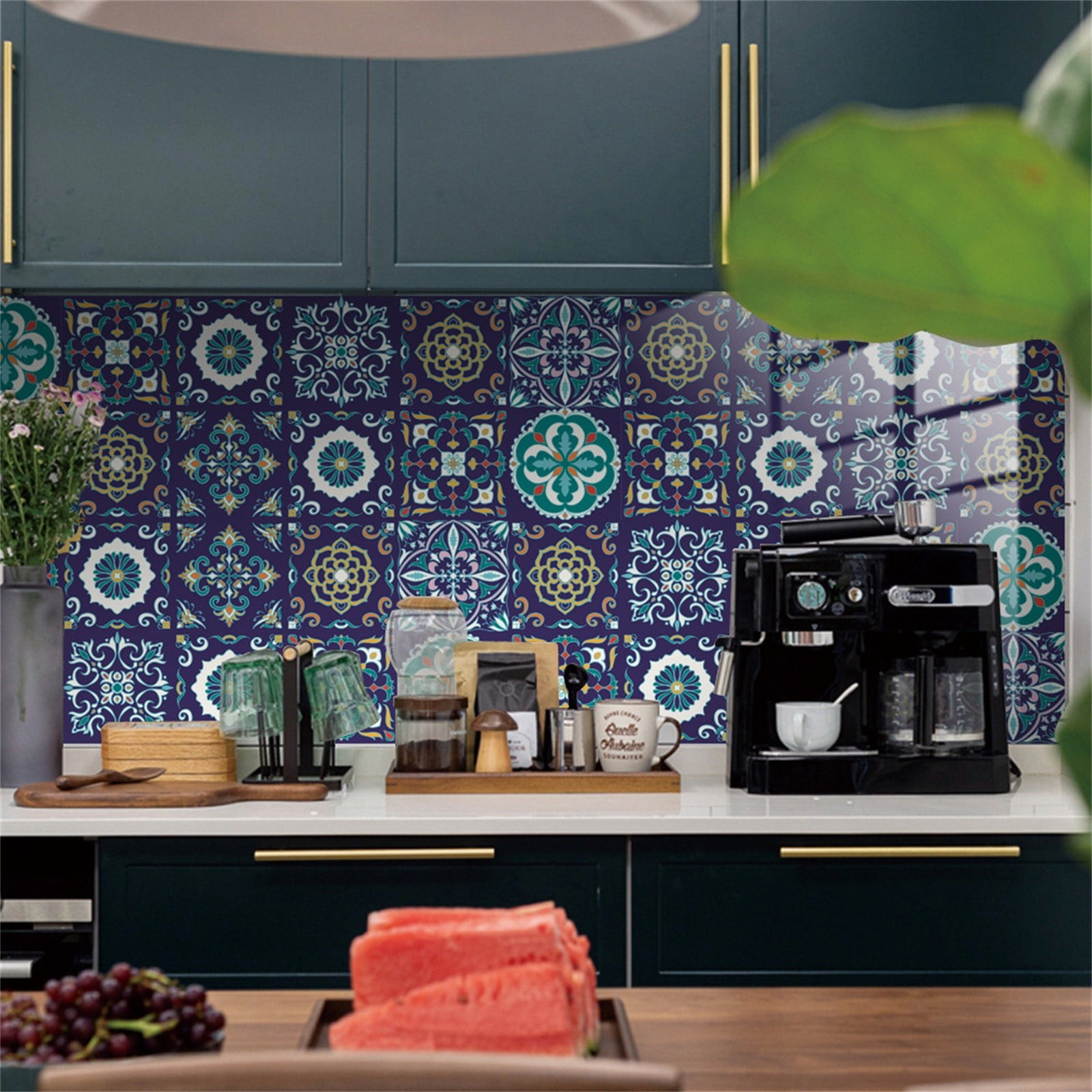 10pc Peel And Stick Ceramic Tile Paste 3D Lattice Ceramic Tile Paste ...