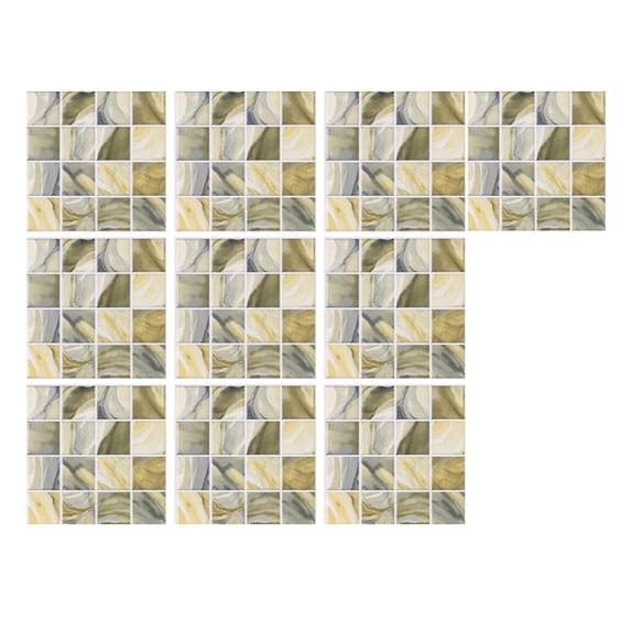10pc Peel And Stick Ceramic Tile Paste 3D Lattice Ceramic Tile Paste ...