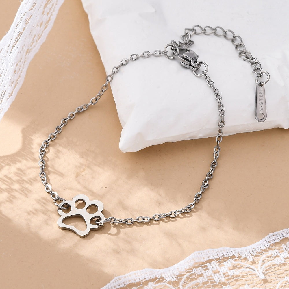 10pc Resistant 201 Stainless Steel Link Bracelets with Cable Chains and ...