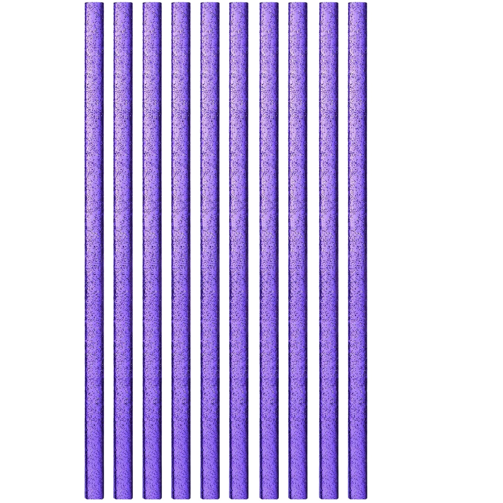 10pc Reusable Plastic Flash Cup Straw,Assorted Colors Striped,Catering ...