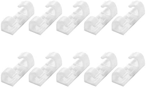 10pc Self-Adhesive Cable Management Clips Desktop Cable Organizer ...