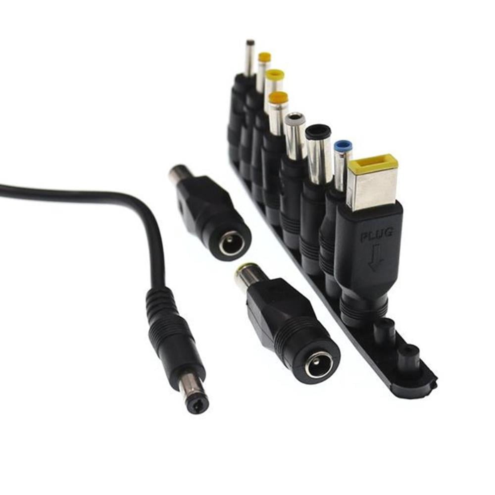 10pc/Set DC Power Universal Plug Jack Adapter DC 5.5x2.1mm Female to DC Male Multi Connectors ...