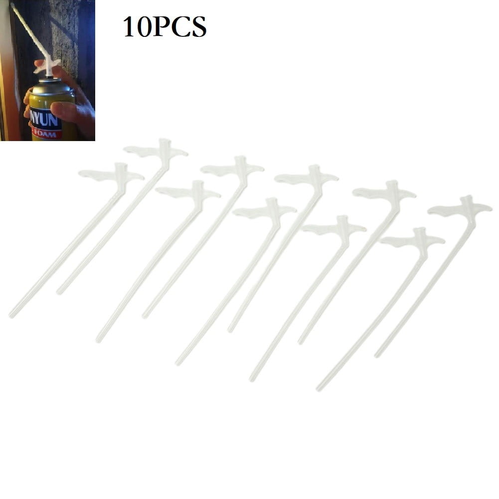 10Pc Spray Foam Replacement Tubes Nozzle Gap Filling Insulating Foam ...