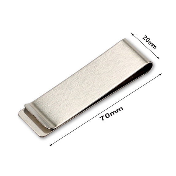 10pc Stainless Steel Clips Office Supplies Rectangle Stainless Steel ...