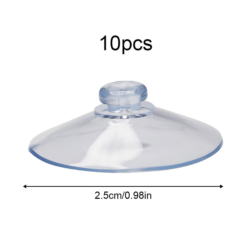 10Pc Suction Cups - Any Type - Wide Range - Clear Plastic/Rubber ...