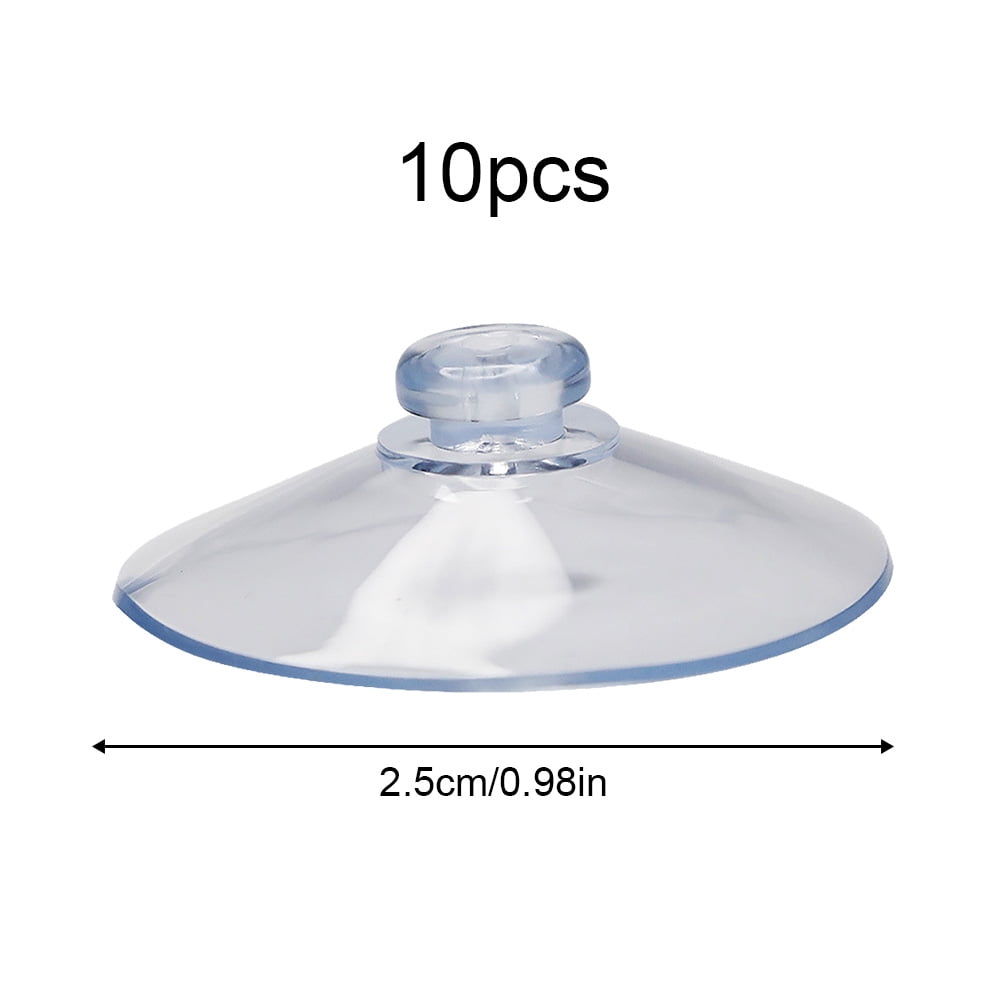 10pc Suction Cups - Any Type - Wide Range - Clear Plastic/Rubber ...