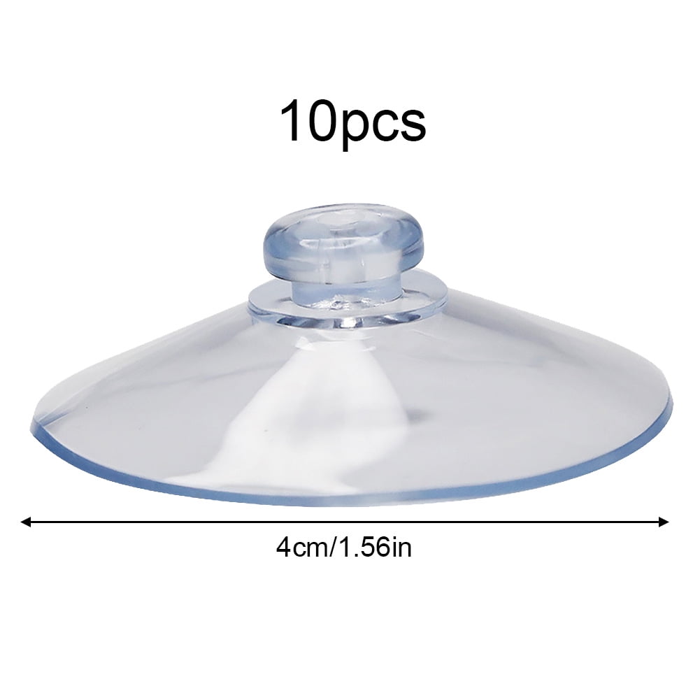 10pc Suction Cups - Any Type - Wide Range - Clear /Rubber Casement ...